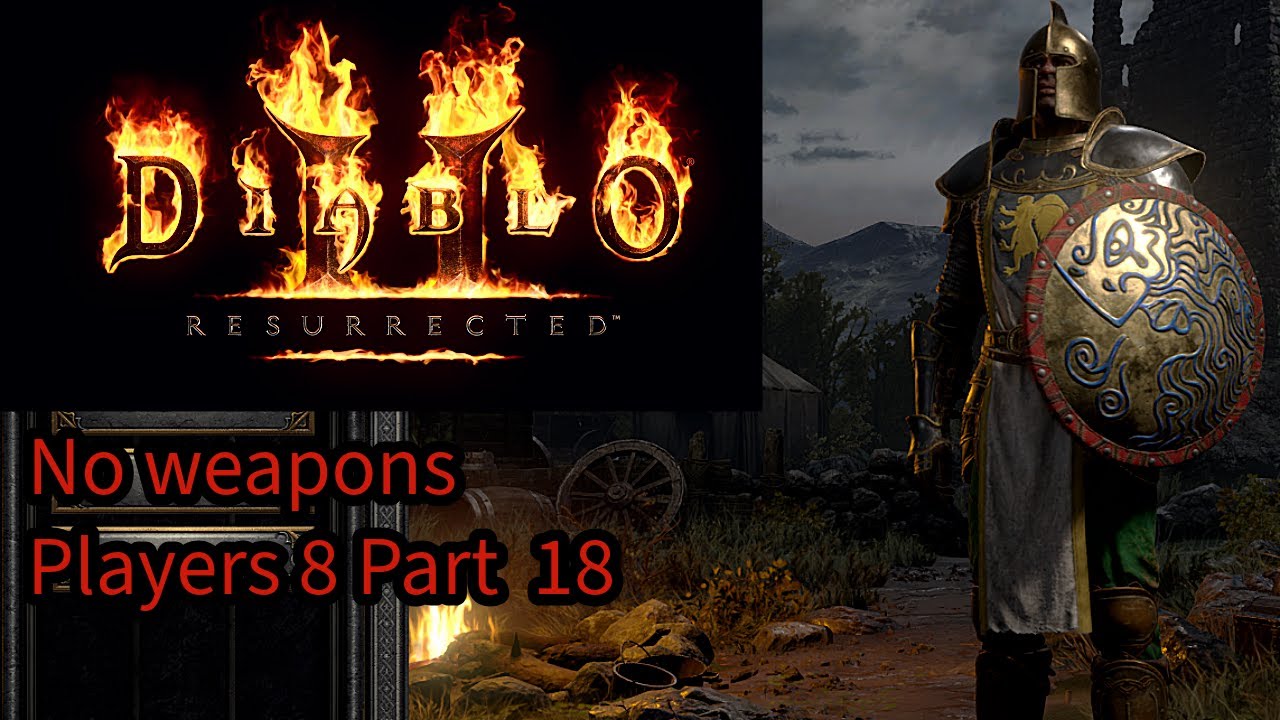 "I'm running circles around ya" Diablo 2 resurrected No weapons part 18 ...