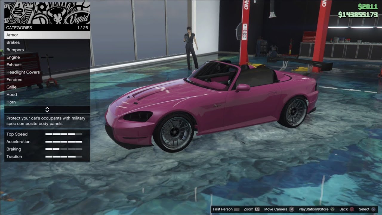 GTA 5 Online 2 Fast 2 Furious Suki's Honda S2000 Dinka RT3000 Car Build ...