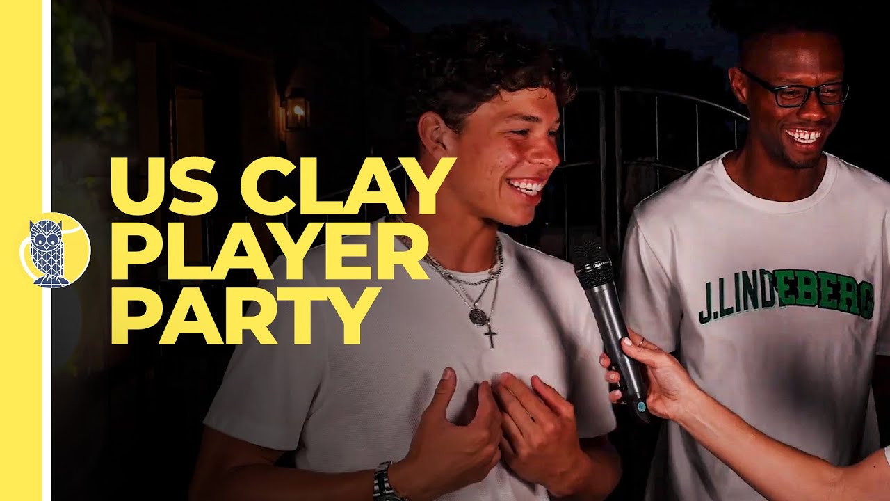 Inside the Player Party | U.S. Men's Clay Court Championship - YouTube