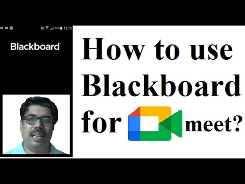 #COM87, VIRTUAL BLACKBOARD with GOOGLE MEET, Use of Blackboard for ...