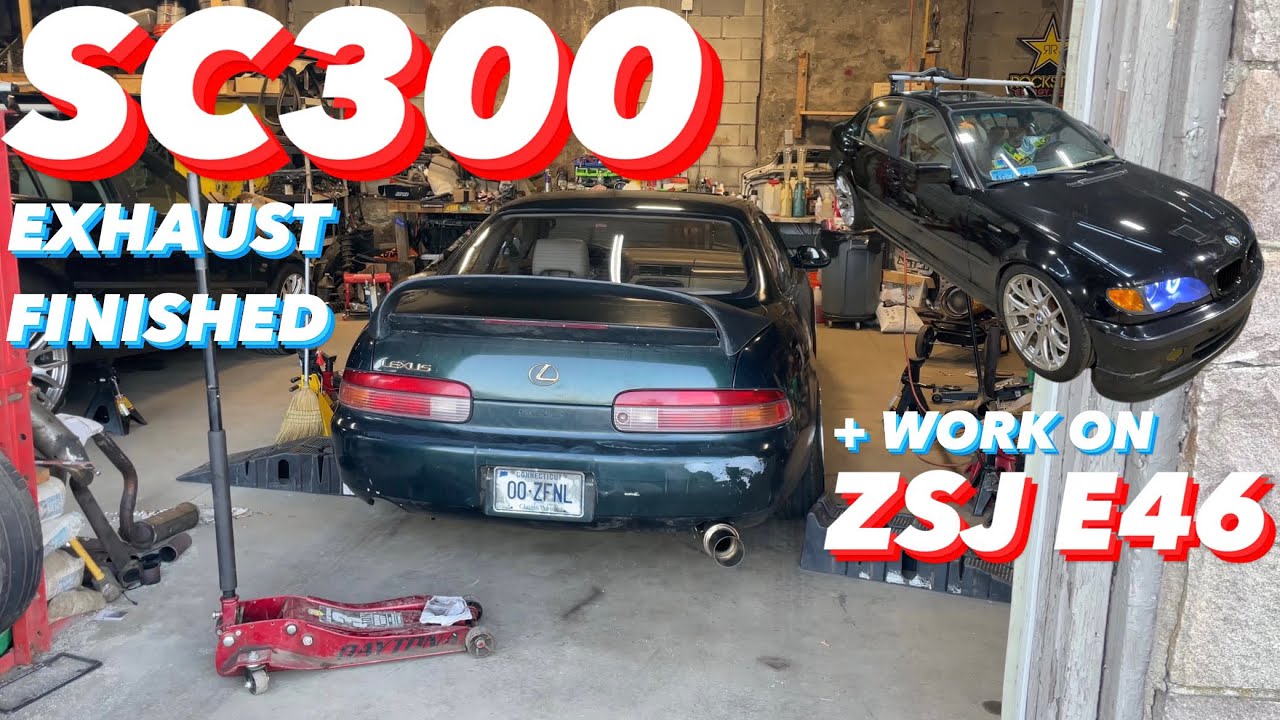 SC300 EXHAUST FINISHED - YouTube