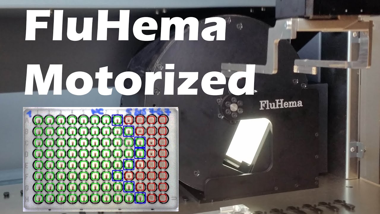 FluHema Motorized - Fully Automated Hemagglutination Analysis - YouTube