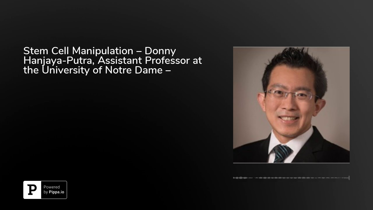 Stem Cell Manipulation – Donny Hanjaya-Putra, Assistant Professor at ...