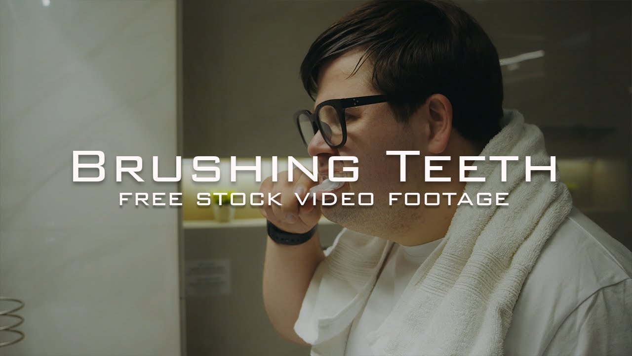 35+ Brushing Teeth Free Stock Video Footage | Tooth Brushing - People ...