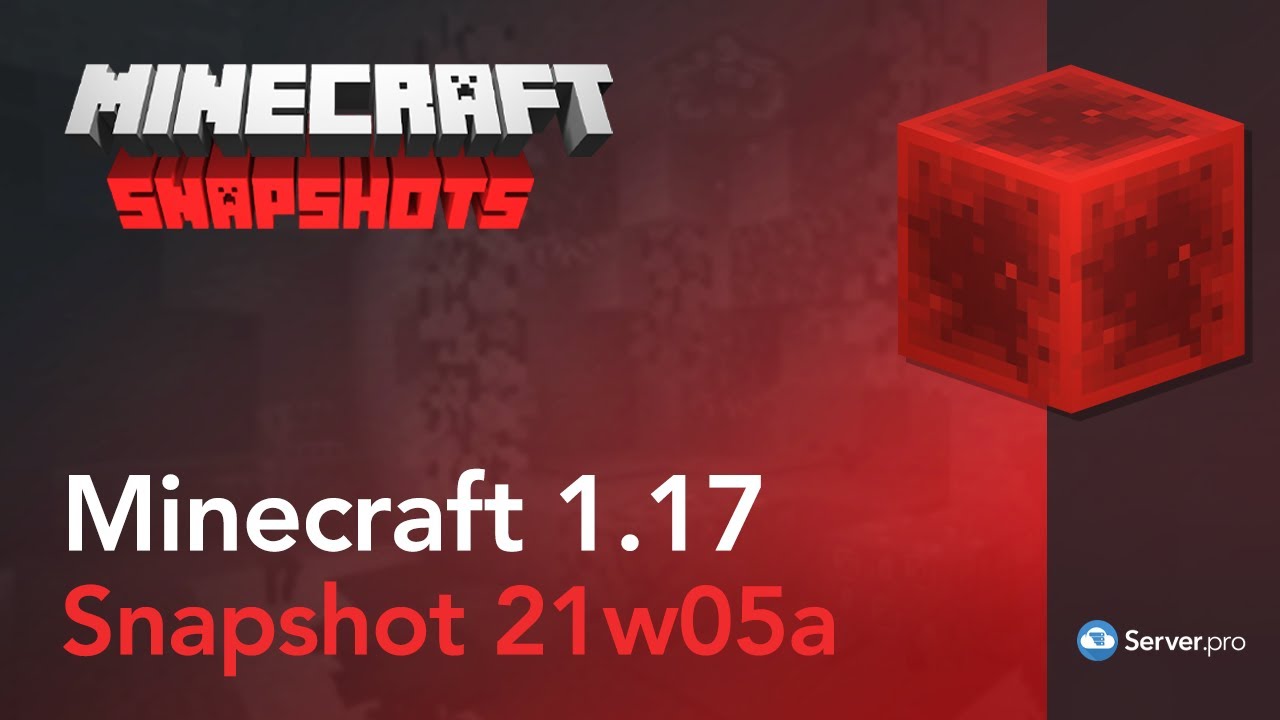 Minecraft Snapshot 21W05A - Server.pro - YouTube