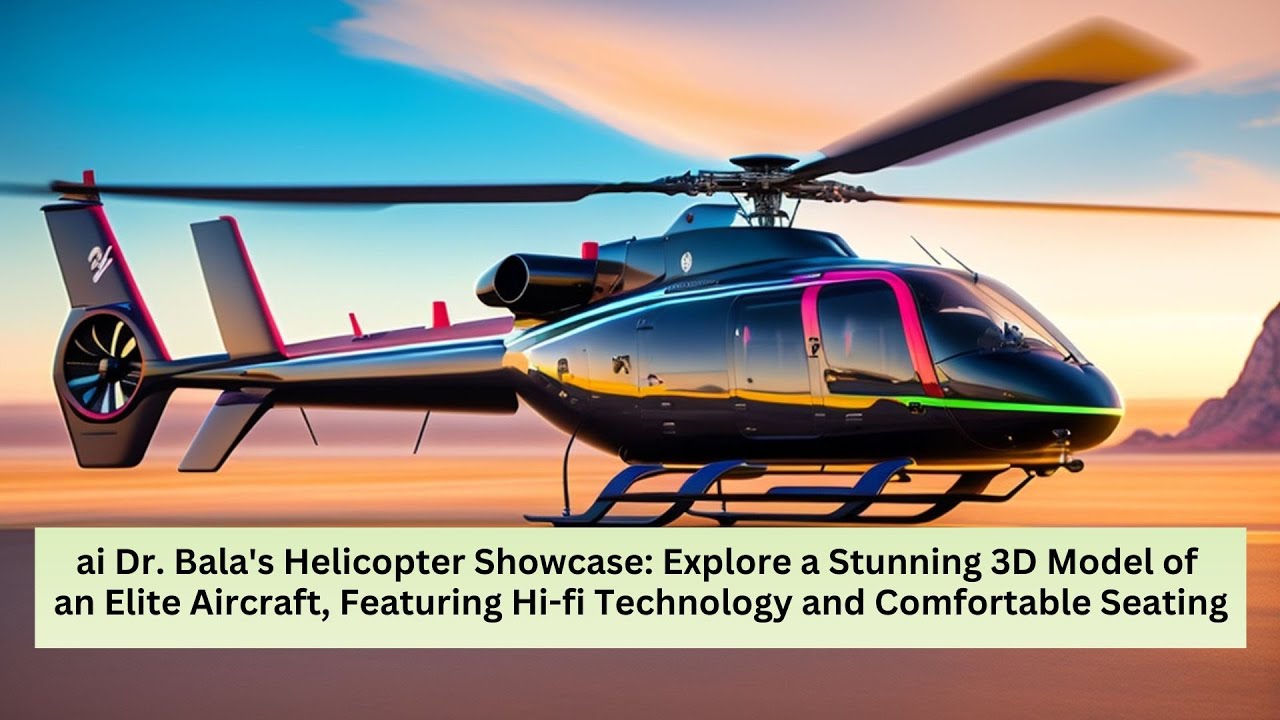Doctor Bala's Artificial Intelligence created Helicopter Showcase . # ...