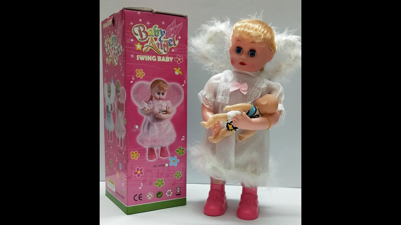 Baby Angel Doll, Swing baby with Music|Dancing| Rotating and 3D ...