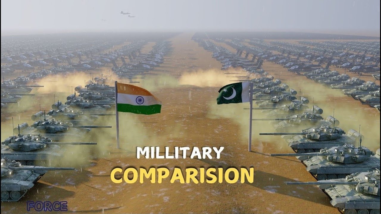 IND VS PAK Military's Comparison 2024 #3danimation - YouTube