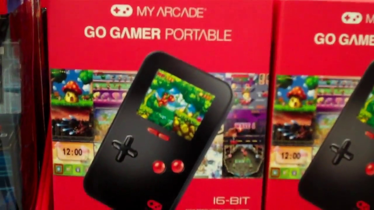 Retro Arcade Machine and Go Gamer Portable at Walmart 2017 - YouTube