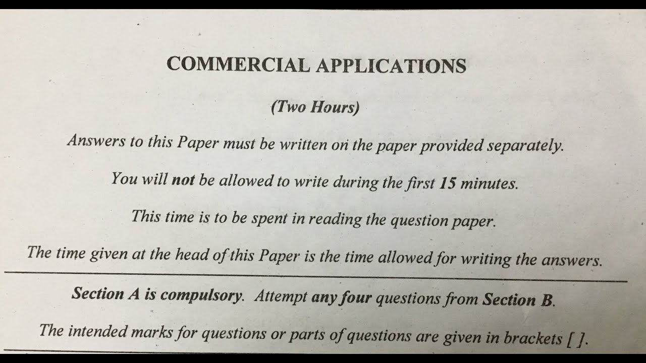 ICSE 2019 COMMERCIAL APPLICATION ( GROUP III-ELECTIVE) - YouTube