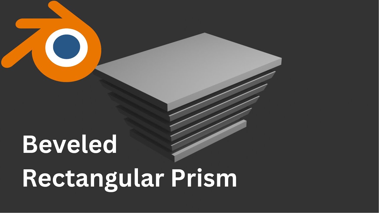 Beveled Rectangular Prism, short Blender Tutorial - YouTube