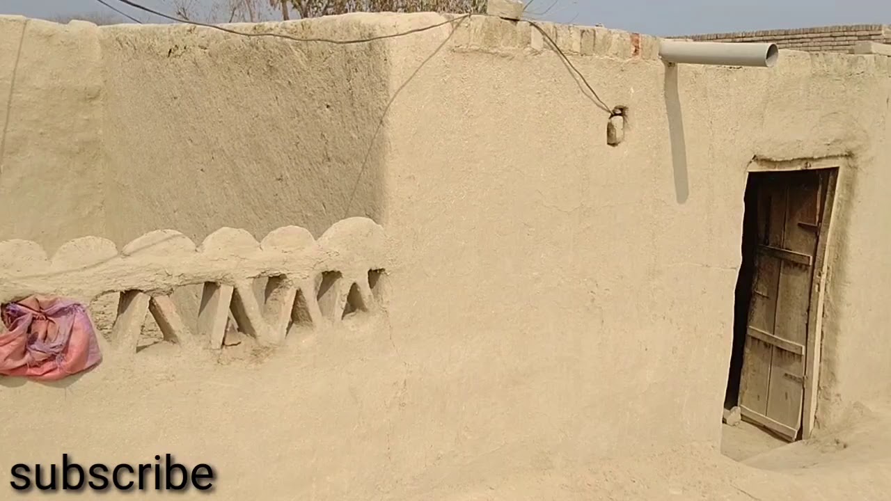 Mitti k Ghar|mud Houses 75 years old|Pakistan Punjab village 2020 - YouTube