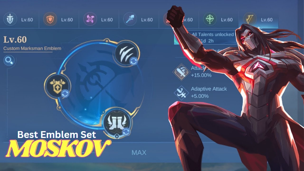 FINALLY! MOSKOV NEW UPDATE EMBLEM SET 2023!🔥 /Thankyou moontoon # ...