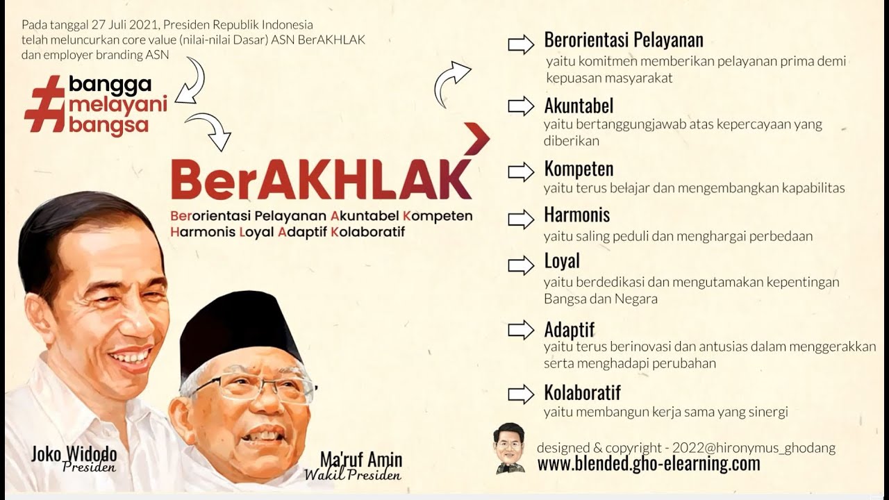 ASN BerAKHLAK dan employer branding ASN " Bangga Melayani Bangsa ...