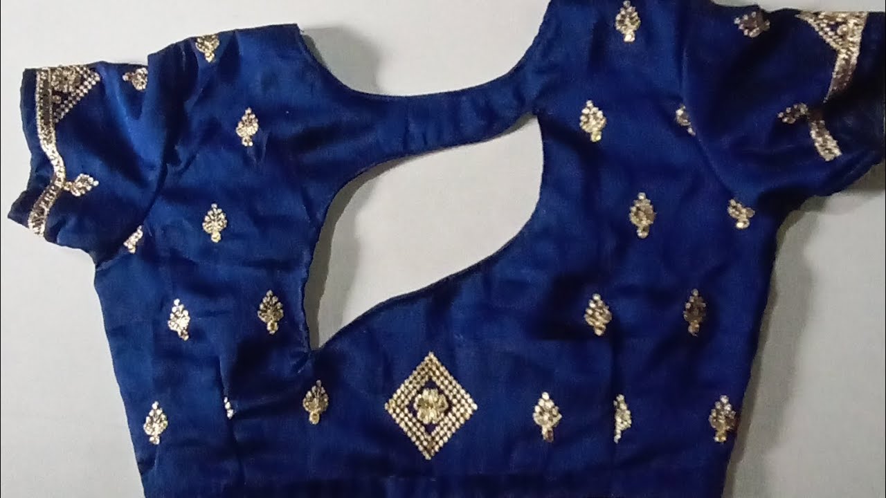 trending blouse design.blouse cutting and stitching easy steps.blouse ...
