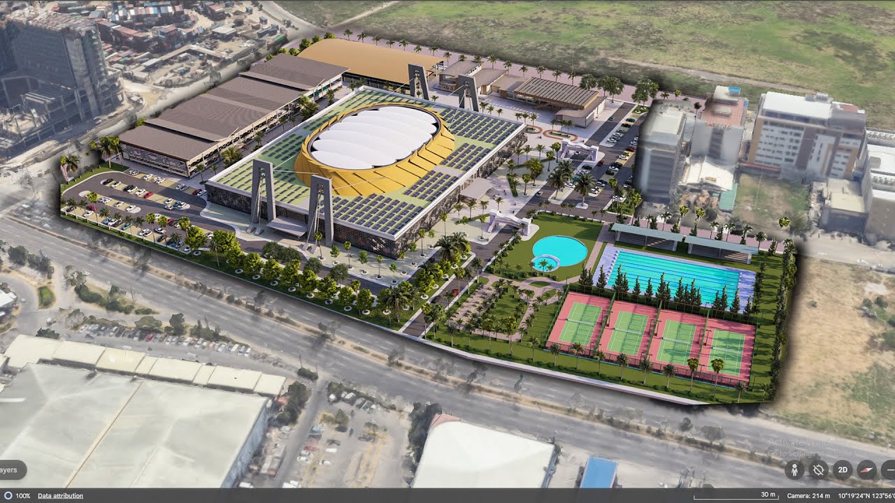 Architectural Visualization (Community Sports Hub) - YouTube