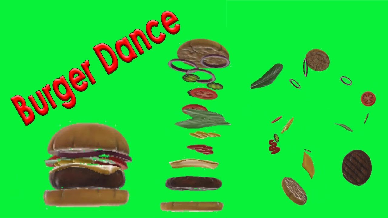 Burger animation Green Screen Video - YouTube