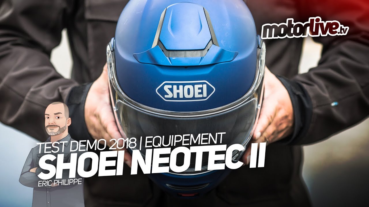 SHOEI NEOTEC 2 | TEST DEMO EQUIPEMENT - YouTube