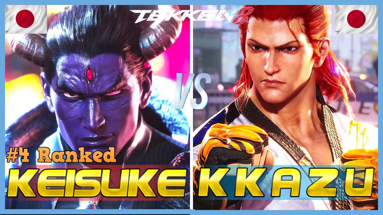 Tekken 8 KEISUKE (#4 Ranked Kazuya) Vs KKAZU (Hwoarang) Ranked Matches ...