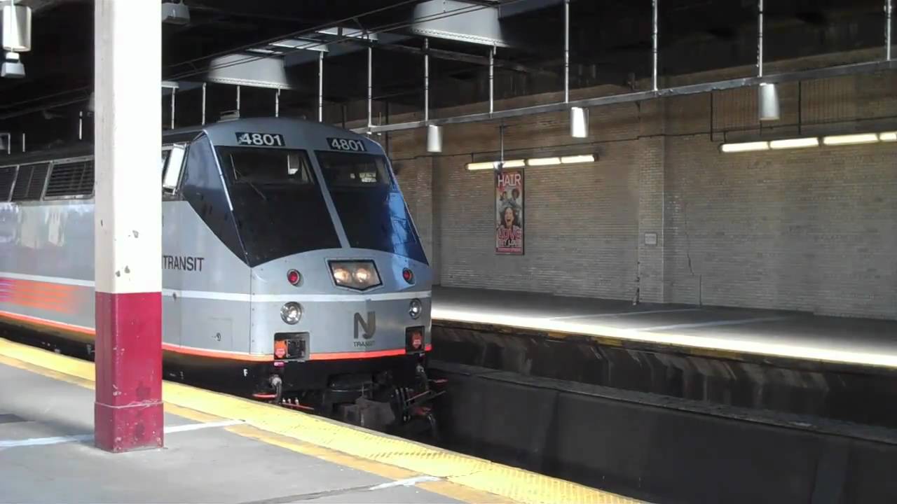 NJ Transit ACES Train No 7163 - YouTube