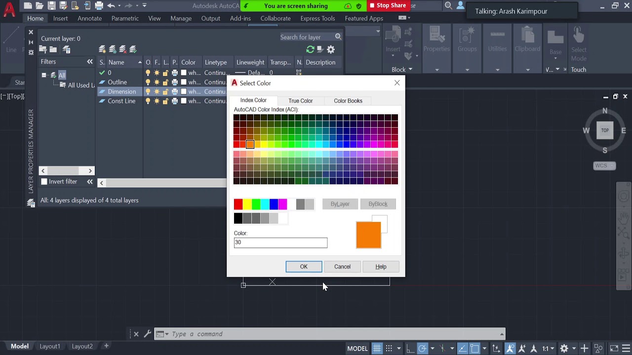 70: Working with Layers (AutoCAD Tutorial) - YouTube
