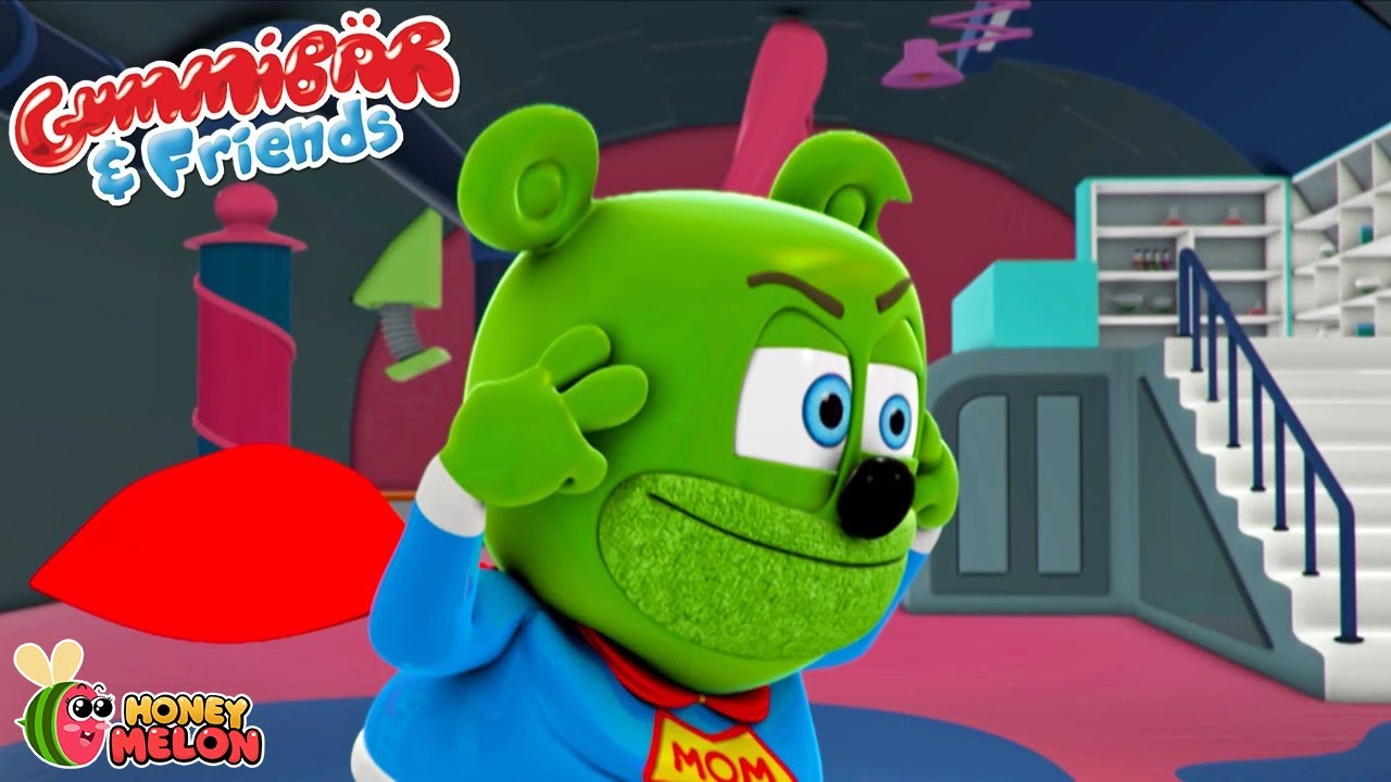 Gummy Becomes a Superhero! Everyone’s in Trouble! | Gummy Bear Hindi ...