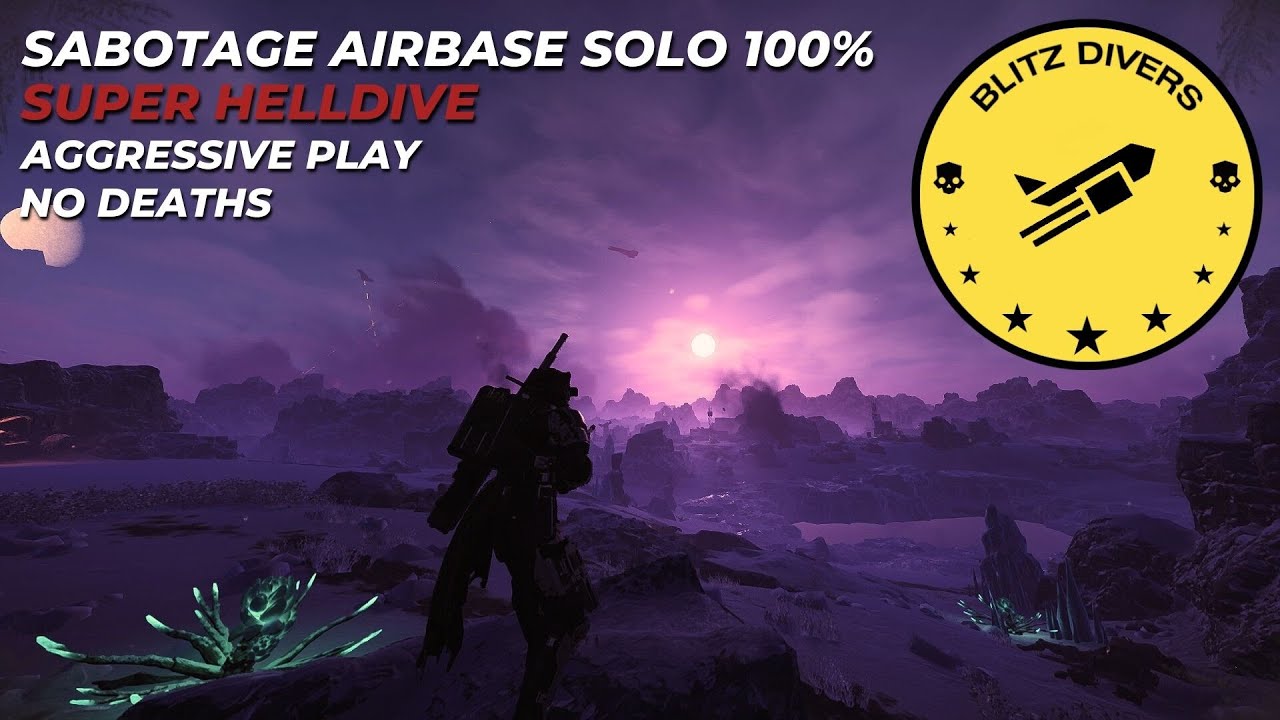 HELLDIVERS 2 // ARCTIC SPECIAL OPS / SOLO SUPER HELLDIVE / All Clear + Deathless - YouTube