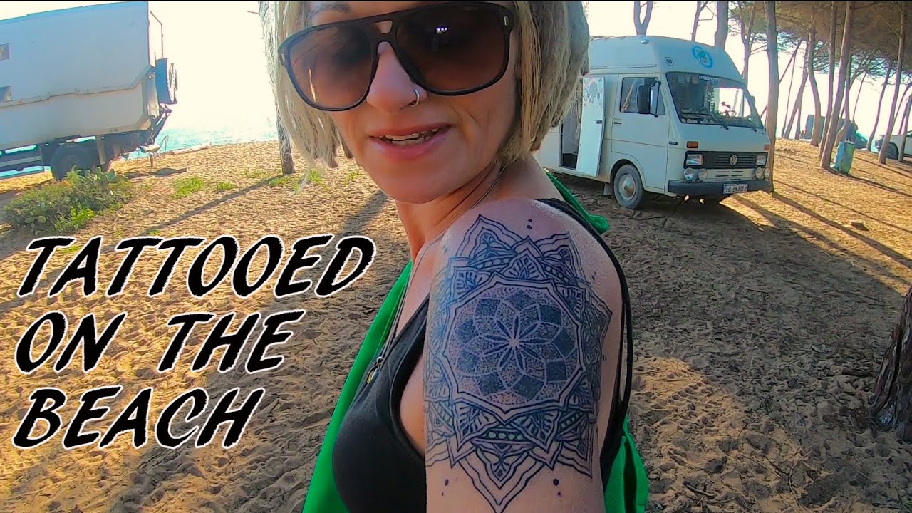 VAN LIFE EUROPE - I GOT A TATTOO IN A VAN - YouTube