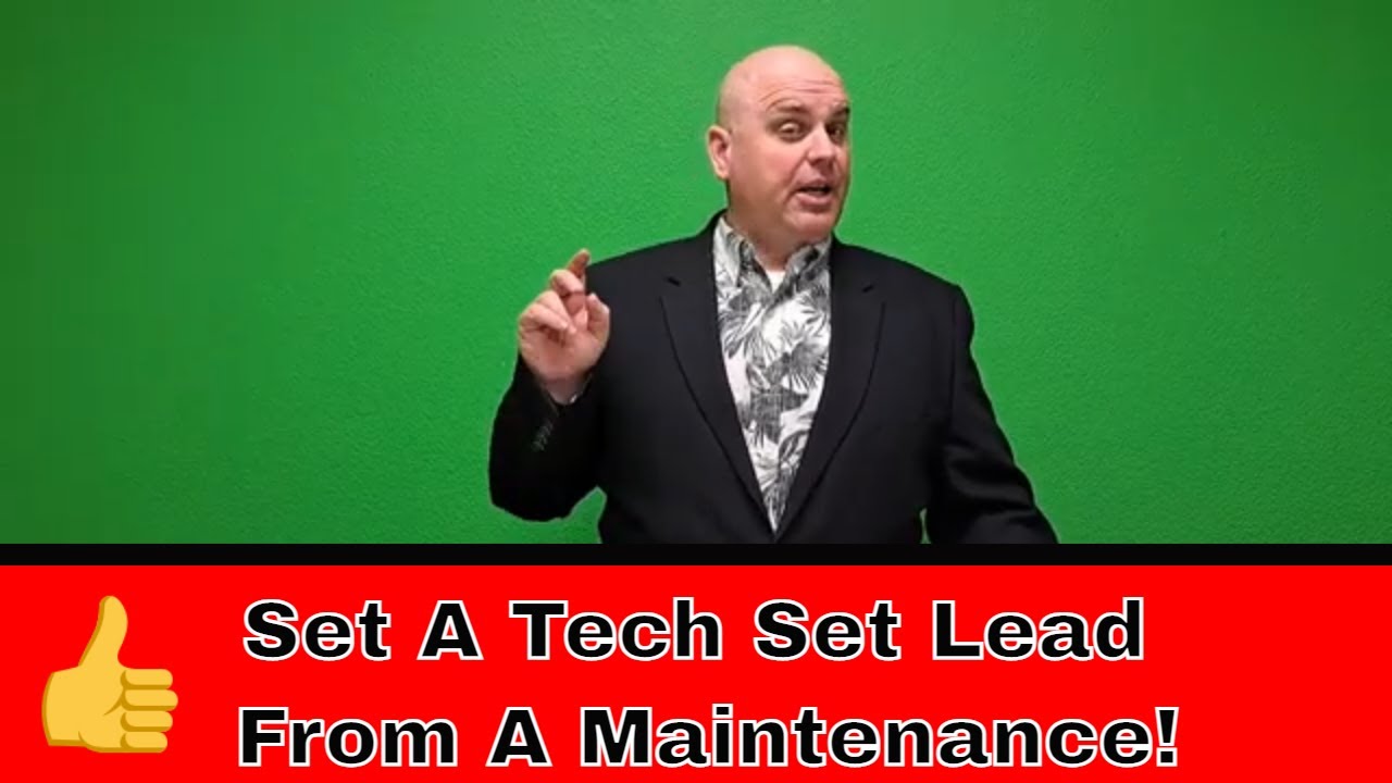 HVAC Technician Set Lead: How To Set A HVAC Lead From A Maintenance ...