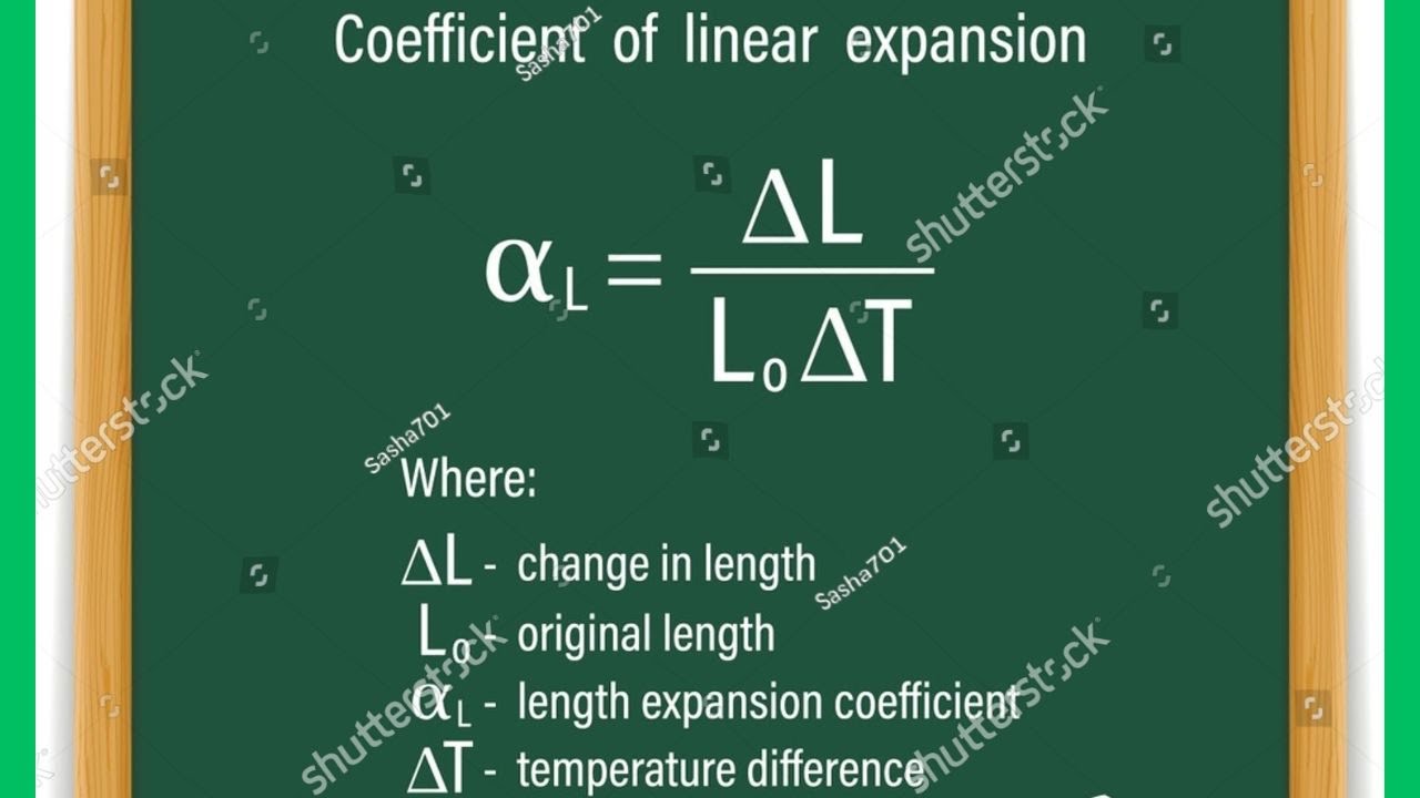 how to solve linear expansivity of metals - YouTube