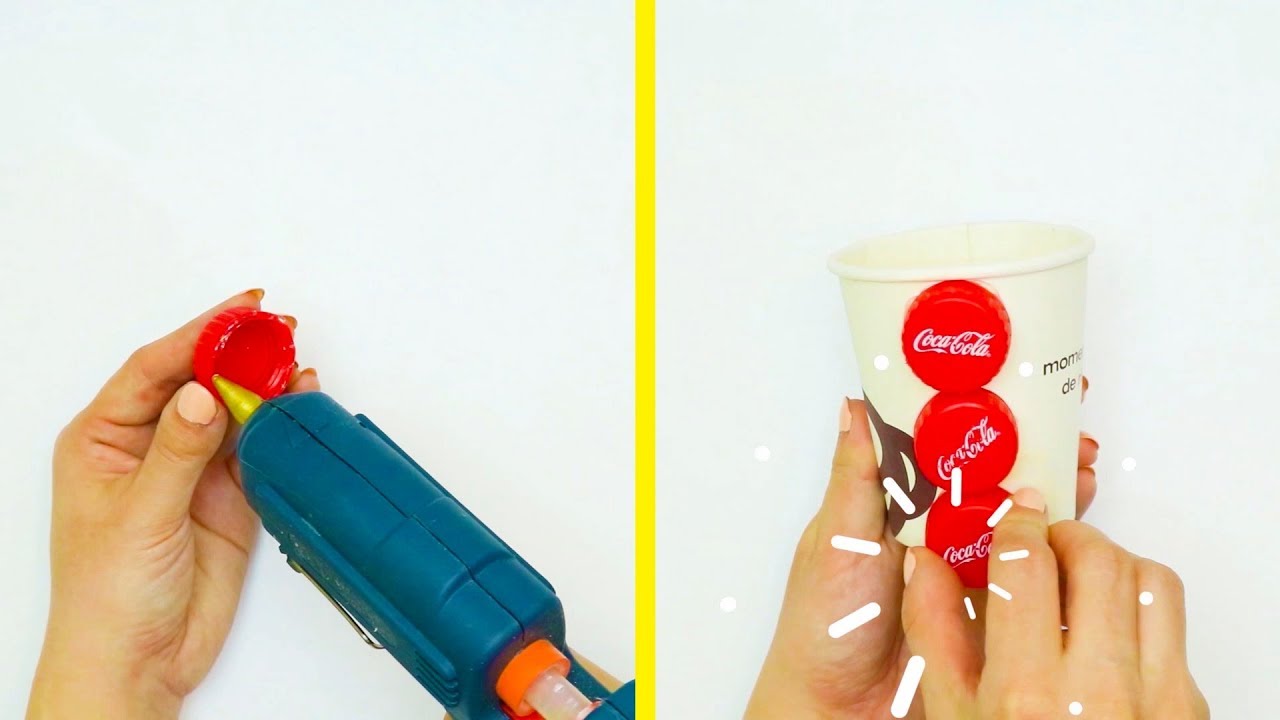 5 DIY PROJECTS WITH PAPER AND PLASTIC CUPS DISPOSABLE CUPS DIYs - YouTube