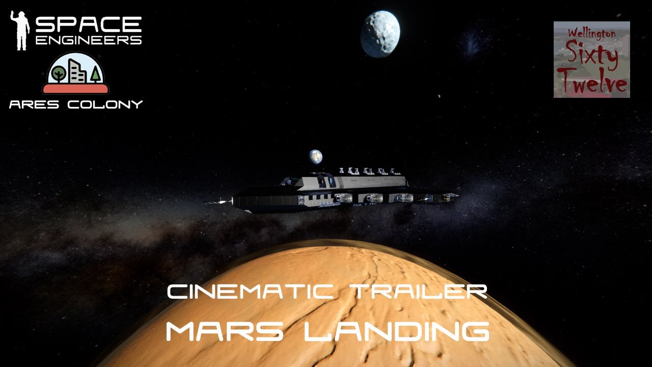 Ares Colony Cinematic Trailer - Mars Landing (Space Engineers) - YouTube