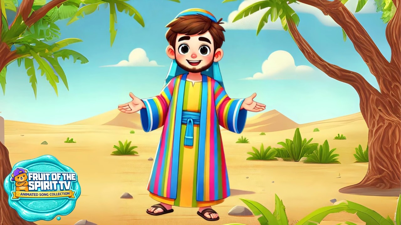 JOSEPH AND HIS COLOURFUL ROBE | Educational Christian Bible Song for ...