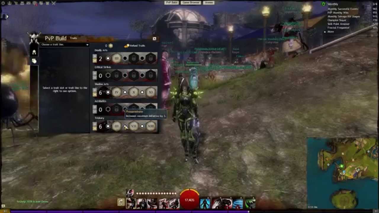 Guild Wars 2 Thief PvP. Condi/Stealth Dec 2014 (Build/Gameplay) - YouTube