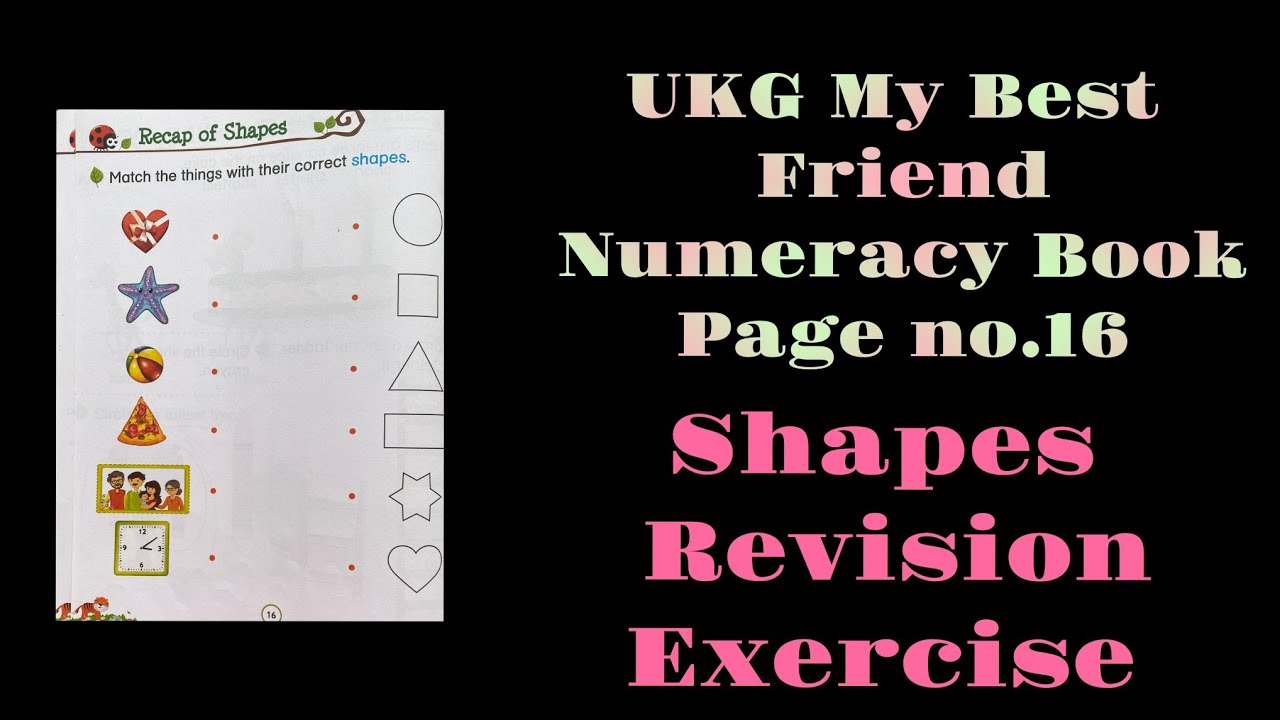 UKG Maths/Shapes /Revision Exercise - YouTube
