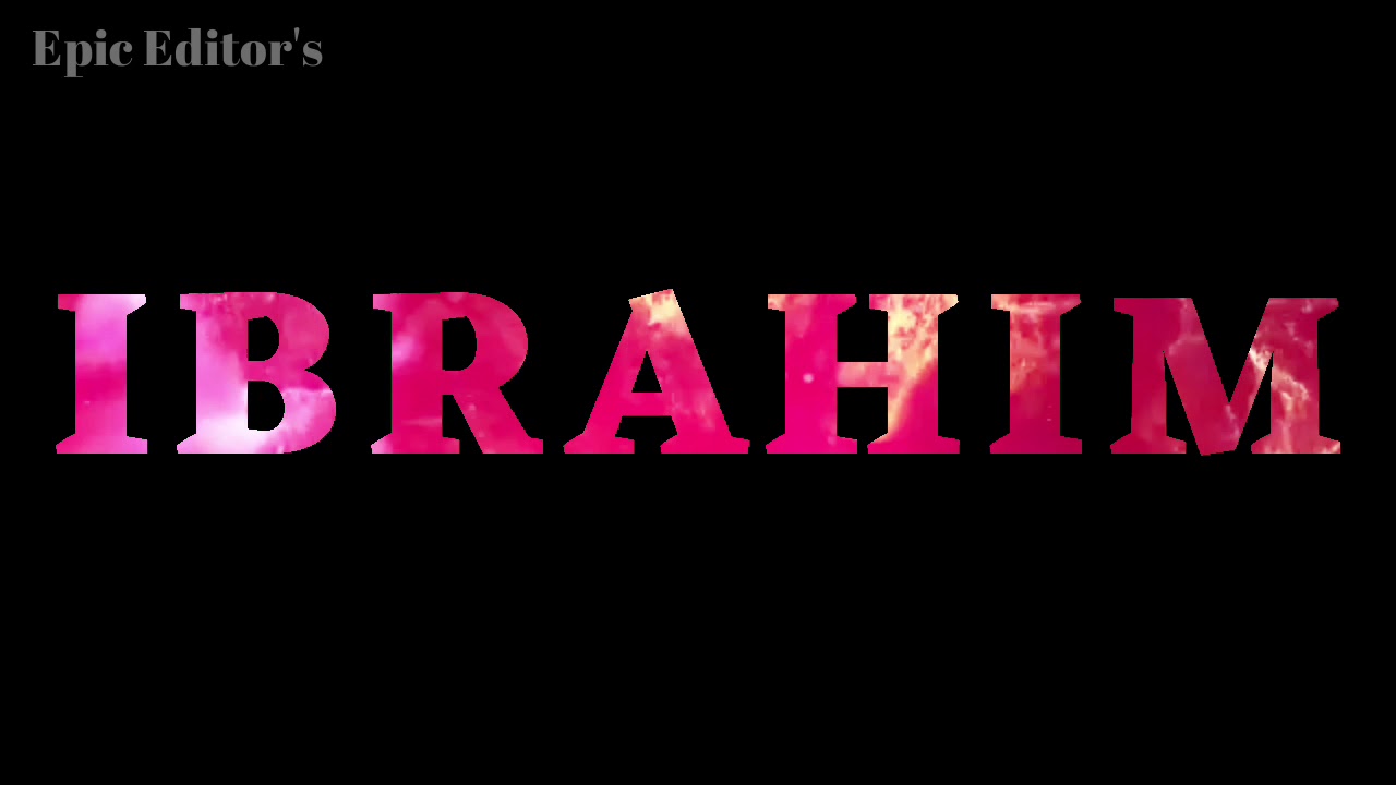Ibrahim Name Wallpaper