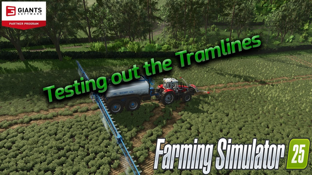 TESTING OUT MY TRAMLINES HERE ON MOSS VALLEY - FARMING SIMULATOR 25 LET ...