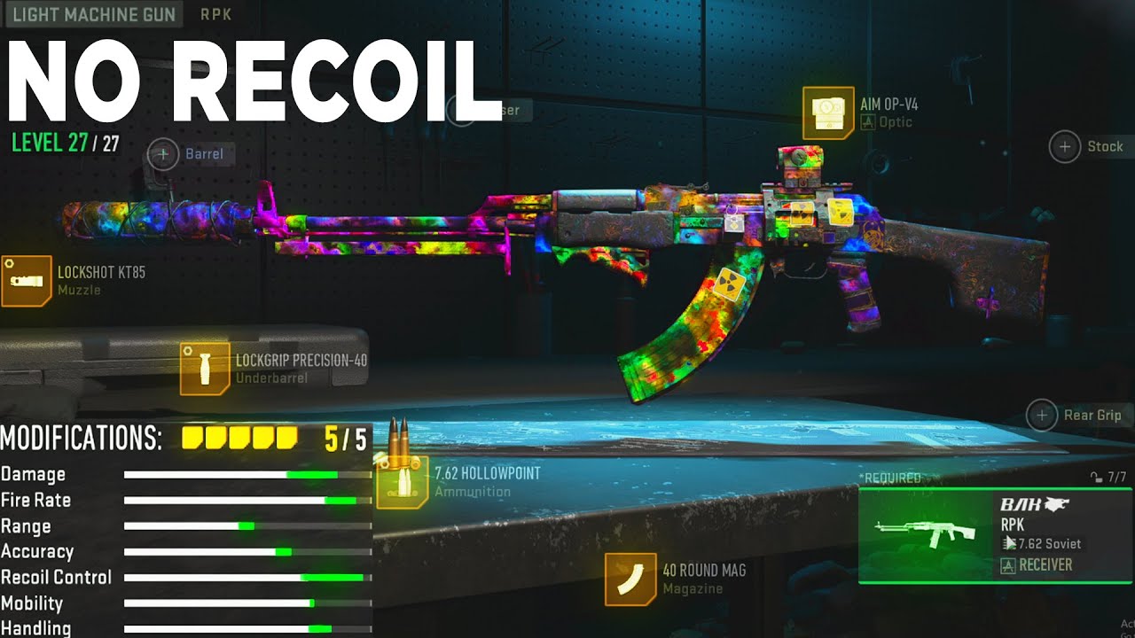 the NO Recoil RPK *SLAPS* in MW2 😍 (Best RPK Build &Tuning) - YouTube