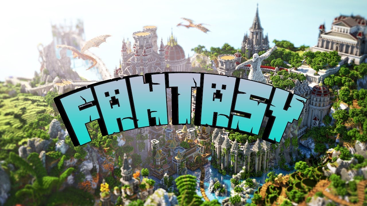 MINECRAFT: Fantasy world is here!!! (Vampires, Phoenix, Dragon, Elf ...
