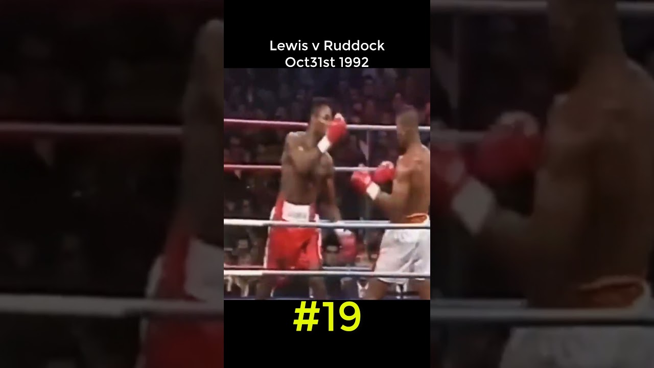 All of Lennox Lewis' KOs | #19 Lewis v Ruddock | Fight Shorts - YouTube
