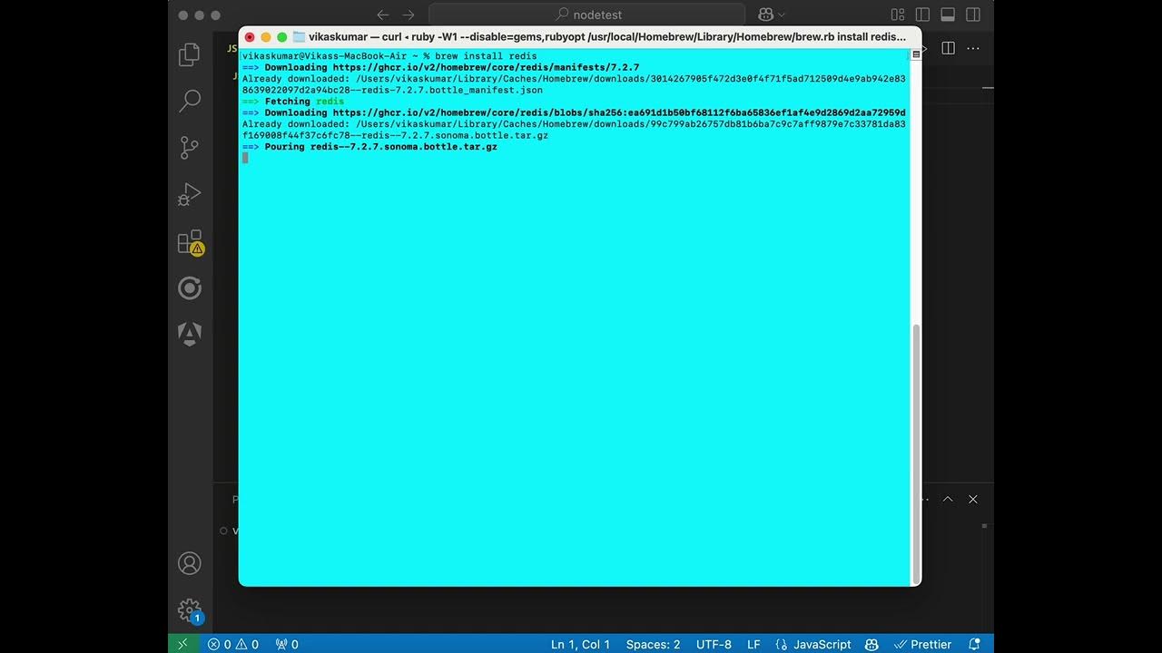 Installing redis-server on mac #realapps - YouTube