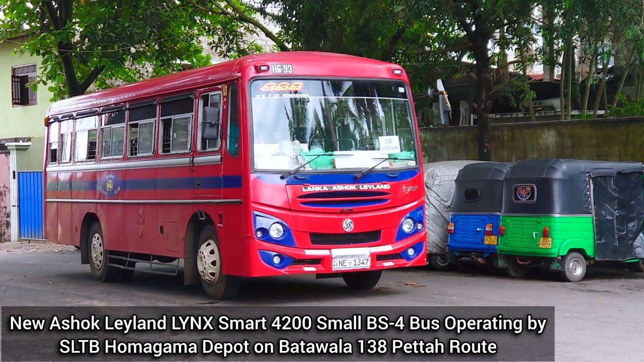 New Ashok Leyland LYNX Smart 4200 Small BS-4 Bus Operating by SLTB ...