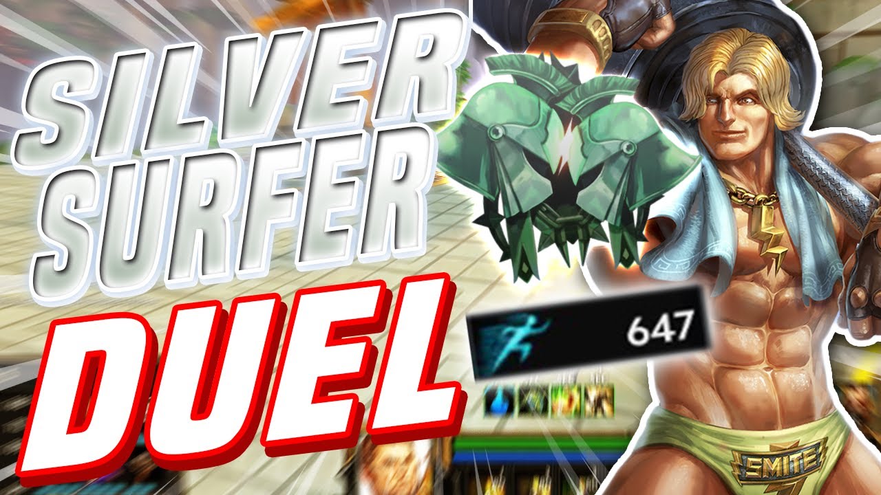 Smite: The Silver Surfer - Full Move Speed Hercules Vs. Silver Duelers ...