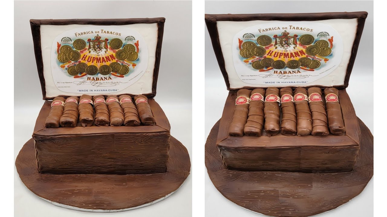 Cigar box Cake/ Pastel caja de cigarrillos 🚬 - YouTube