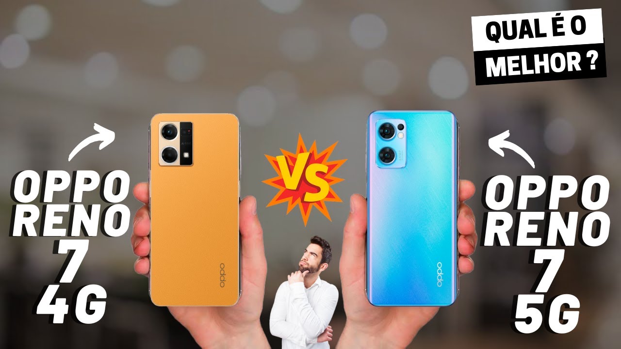 Oppo Reno 7 4G vs Oppo Reno 7 5G Qual é o MELHOR? (Comparativo) - YouTube