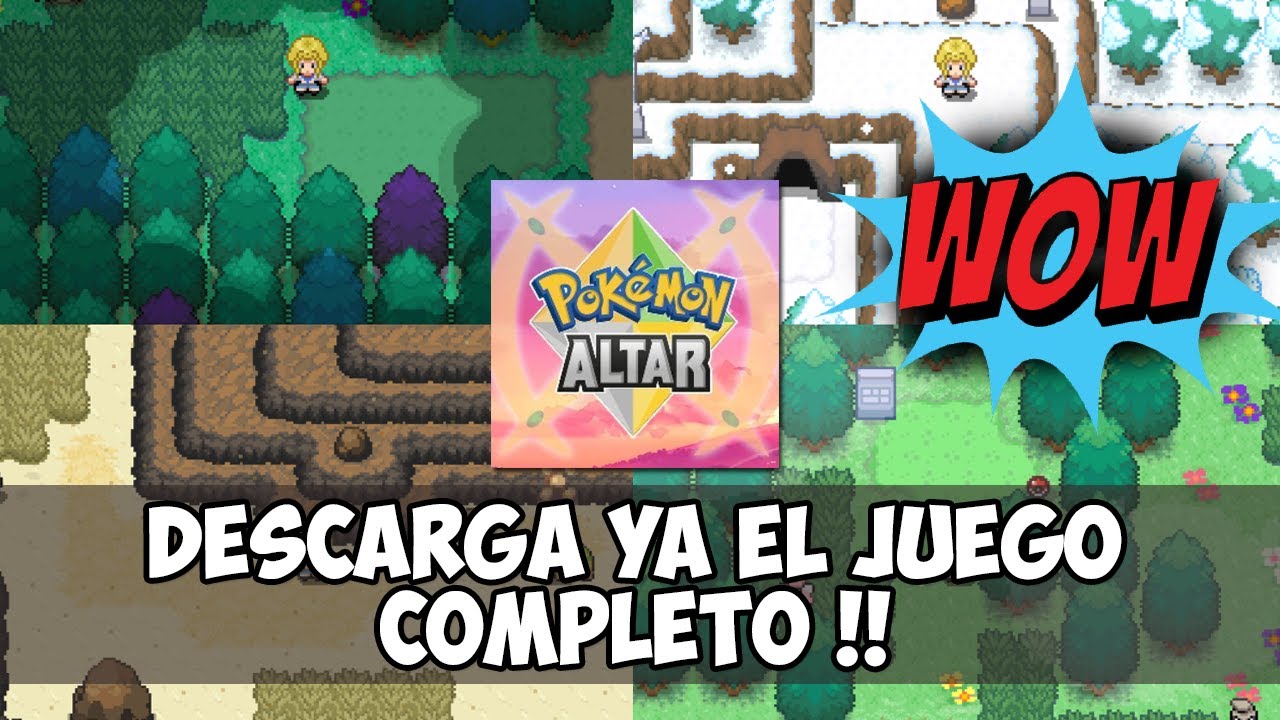 💥 POKEMON ALTAR COMPLETO | UN FANGAME CLÁSICO PERO MUY HERMOSO ...