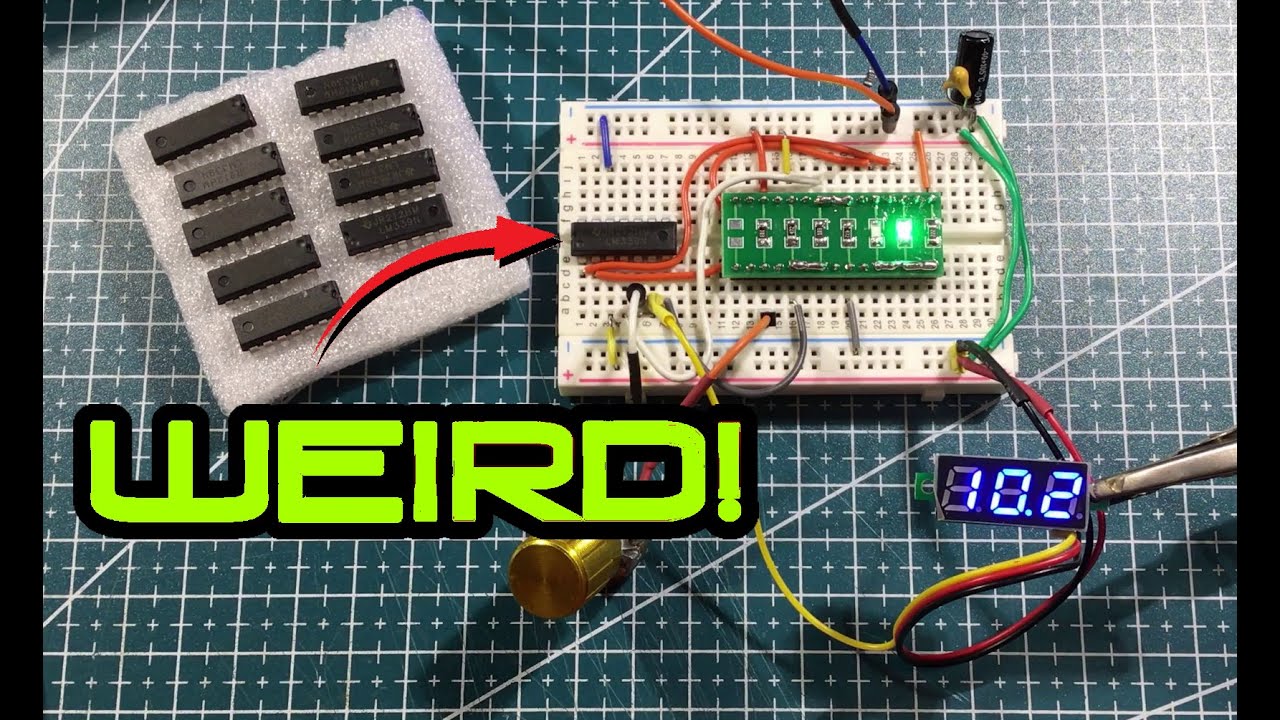 Lm339 Quad Comparator Configured As A Window Youtube