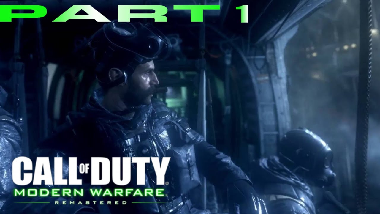 Call of duty modern warfare remasterd part 1 s a s - YouTube