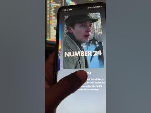 Final demo for the movie app using flutter and movie tmdb api - YouTube