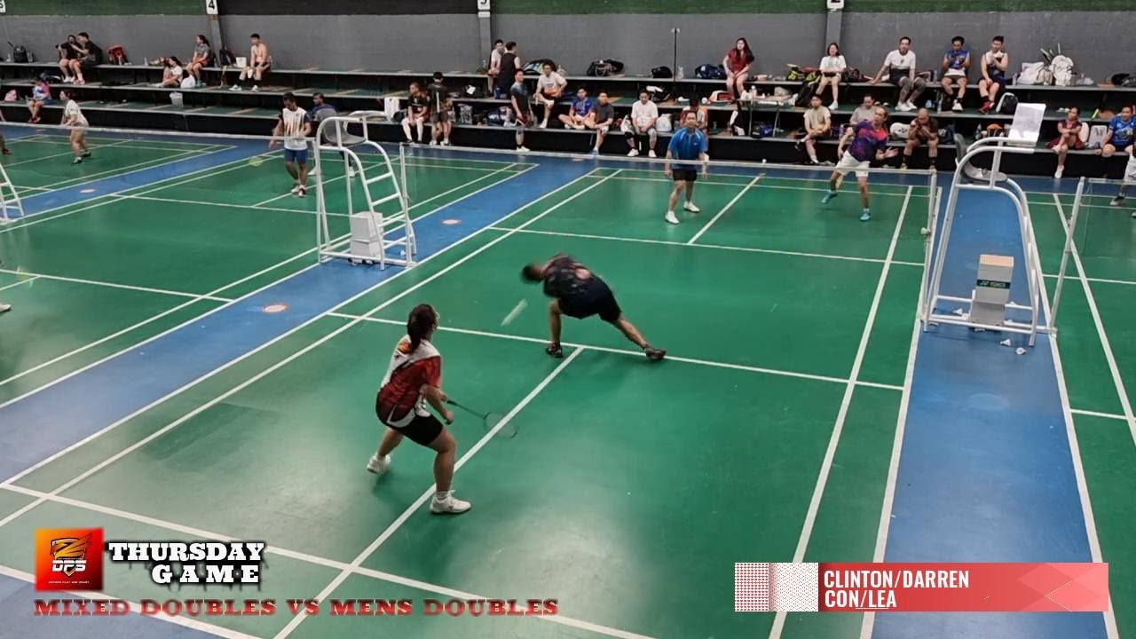 DPS THURSDAY GAME MIXED VS MEN'S DOUBLES CLINTON & DARREN VS CON & LEA ...